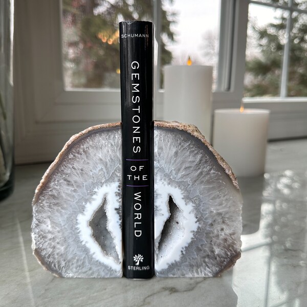 Agate Bookends - Etsy