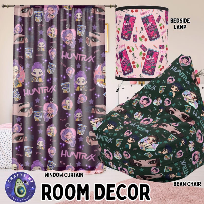 KPOP Demon Hunter Seamless Patterns - Etsy