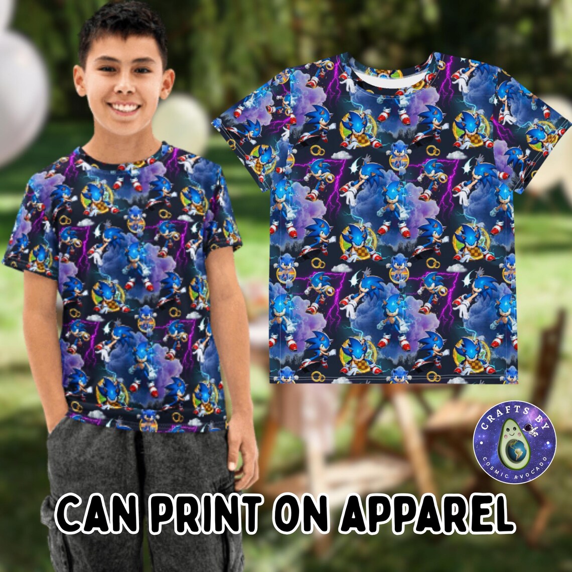 Sonic the Hedgehog Single Seamless Patterns, Digital Paper, Digital ...