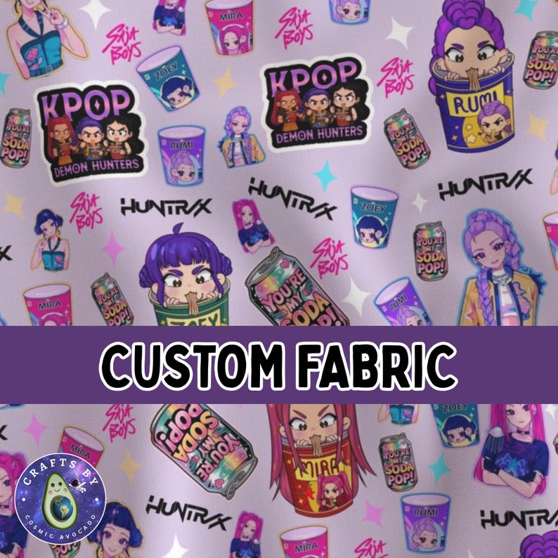 KPOP Demon Hunter Seamless Patterns - Etsy