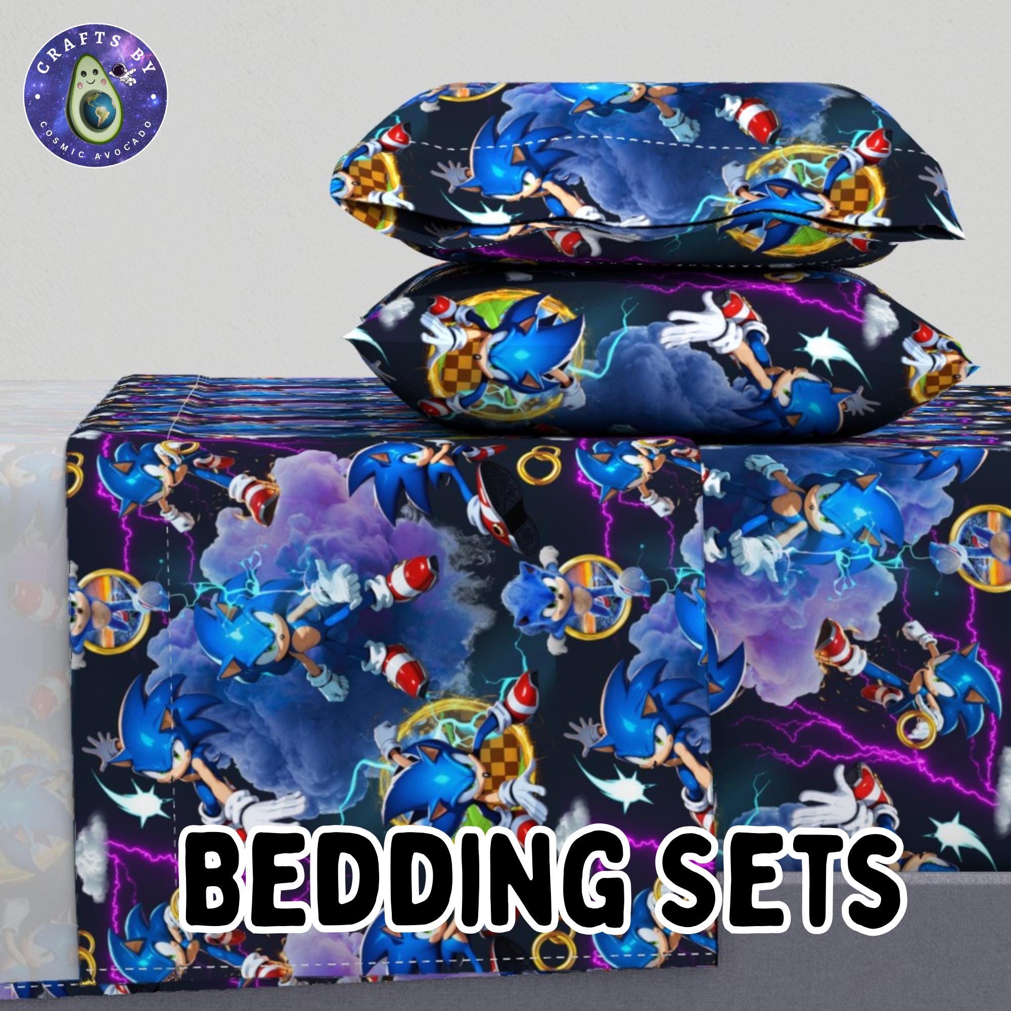 Sonic the Hedgehog Single Seamless Patterns, Digital Paper, Digital ...