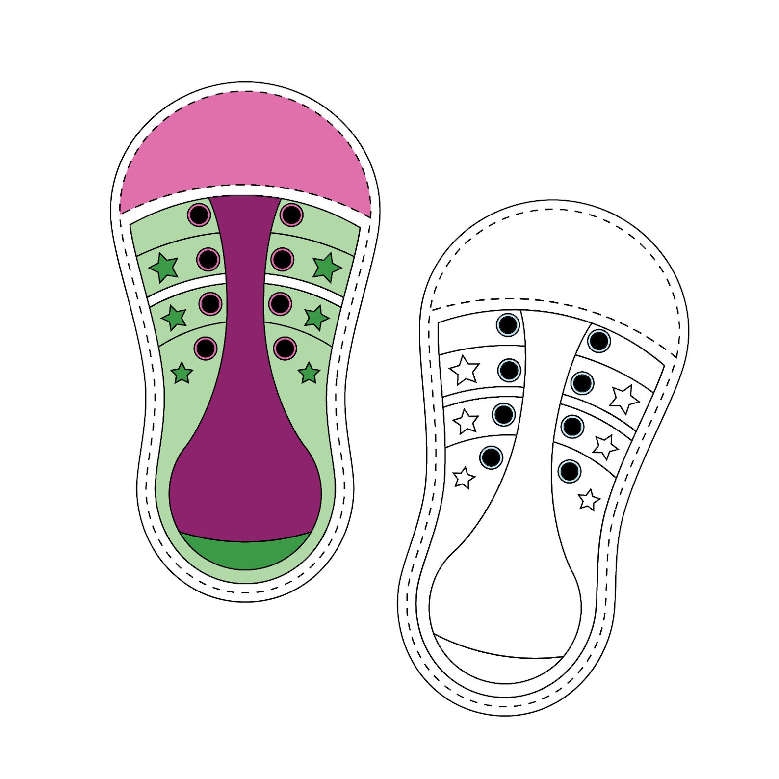Shoe Lacing Learning Kit lacing shoe learning to tie shoe | Etsy