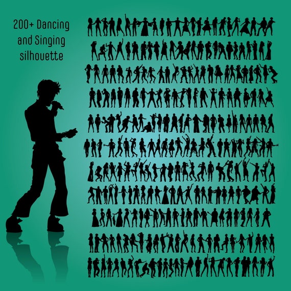 200 Singing and Dancing Bundle SVG Cricut Cutting File Ai - Etsy
