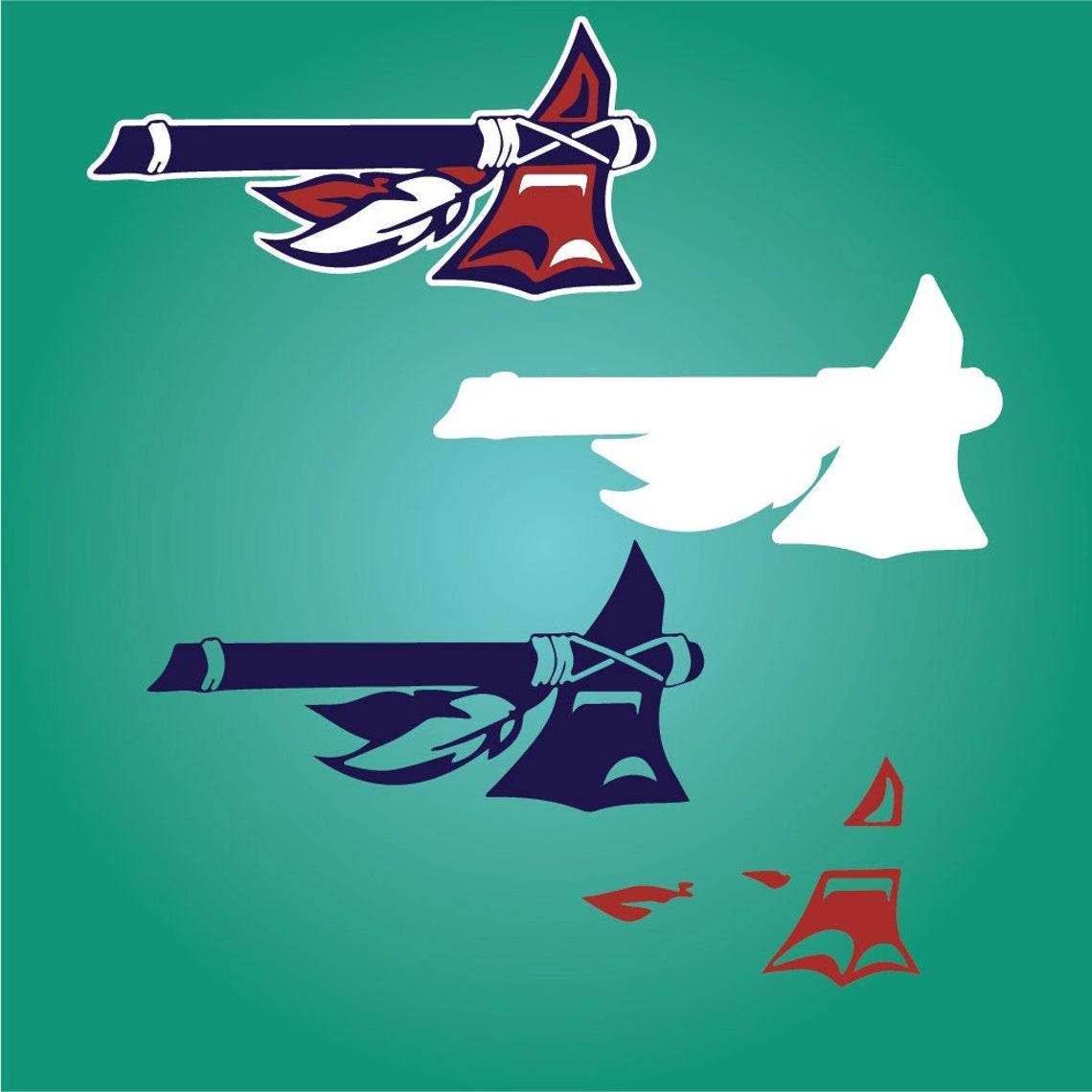 Tribal Axe SVG Grouped Svg Layered SVG Cricut Cutting File | Etsy