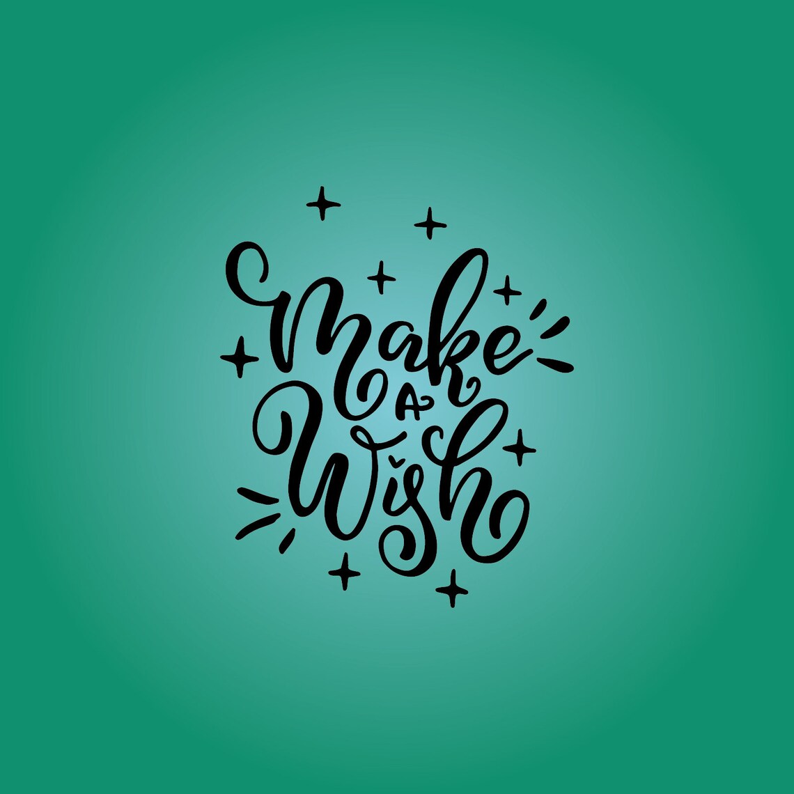 Make a Wish Svg Layered SVG Cricut Cutting File Ai Eps - Etsy