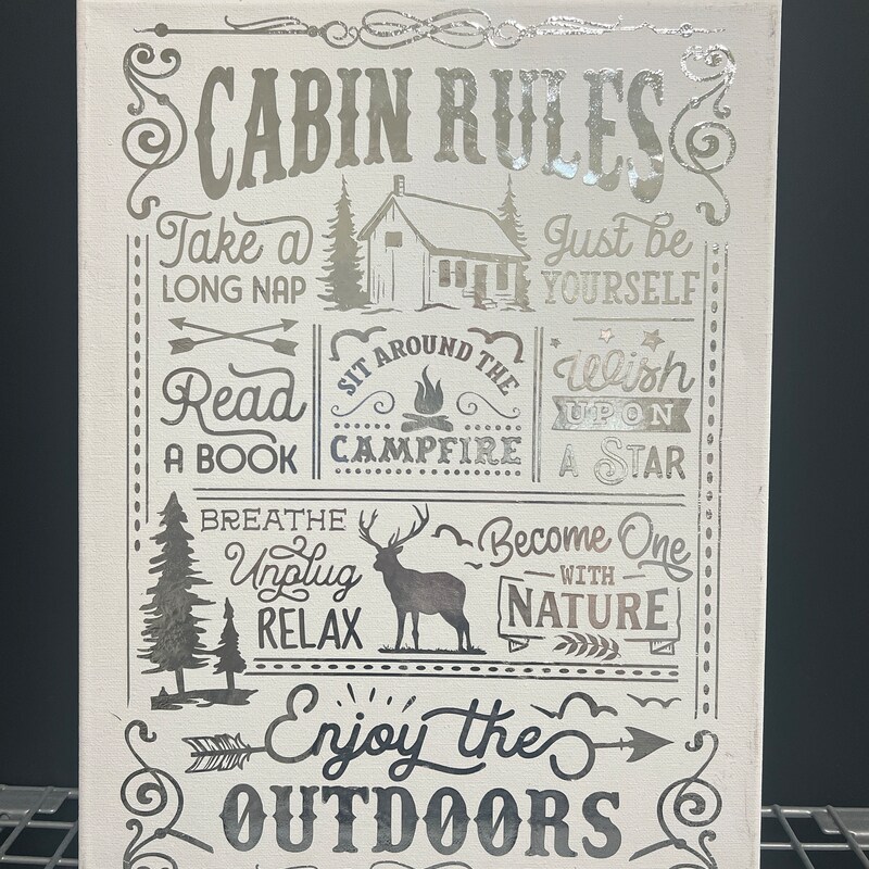 Cabin Rules - Etsy