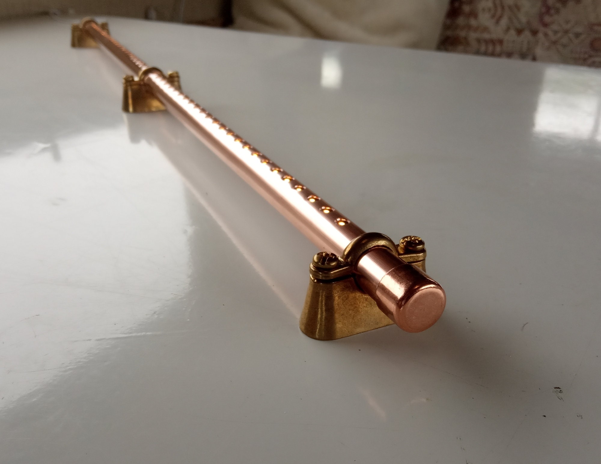 65cm / 2.1ft Mains, Touch Dimmer or Push Switch, Copper Lighting ...