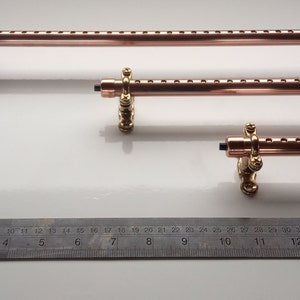 Mains Custom Length Copper Light Fixture 12-120cm / 4"-4ft. Touch ...