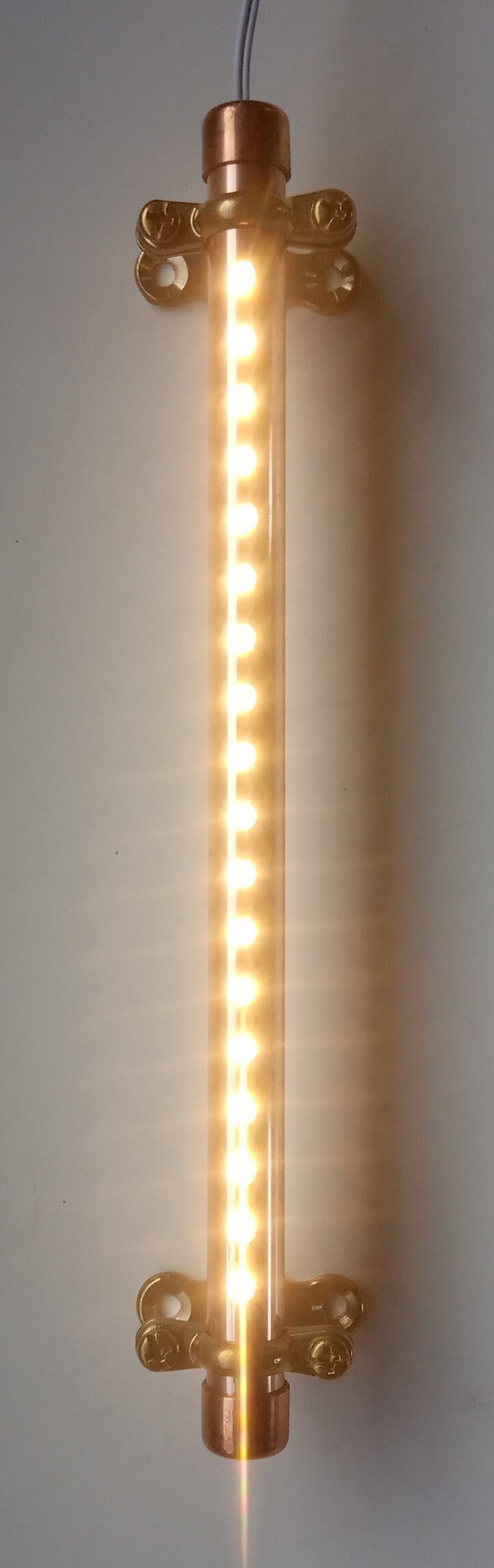 Copper Pipe 12V / Mains Long Led Light With Switch. Supplied | Etsy UK