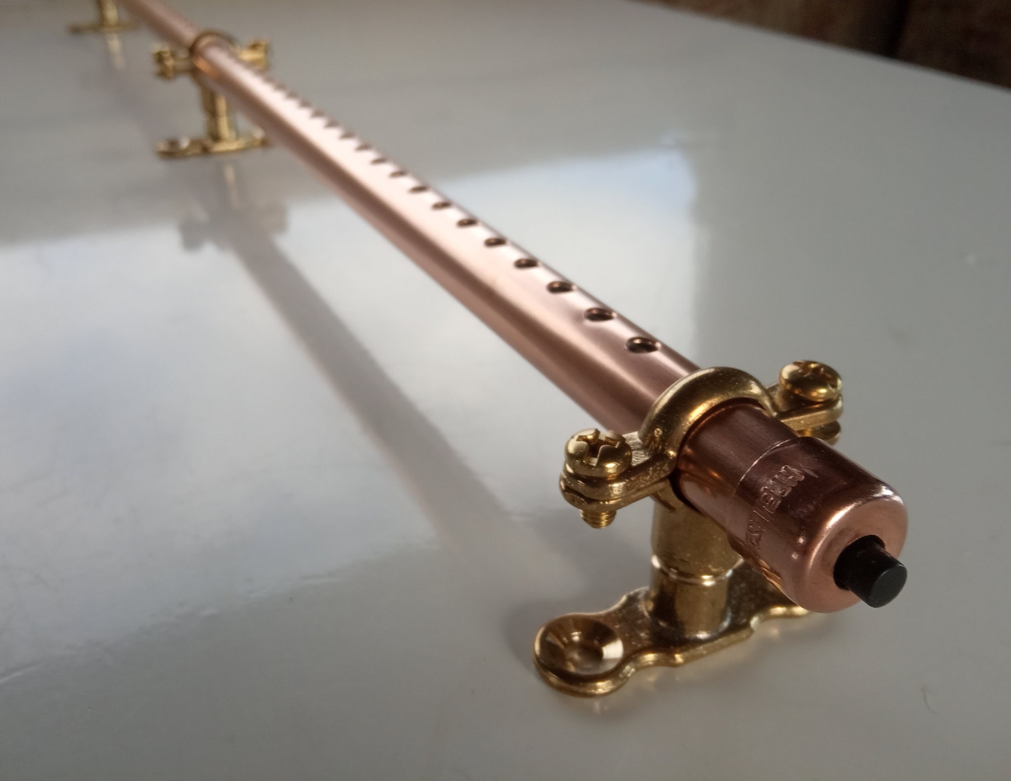 Plugin Mains Copper Lighting Fixture. Custom Length 15-120cm / 6 4 ...