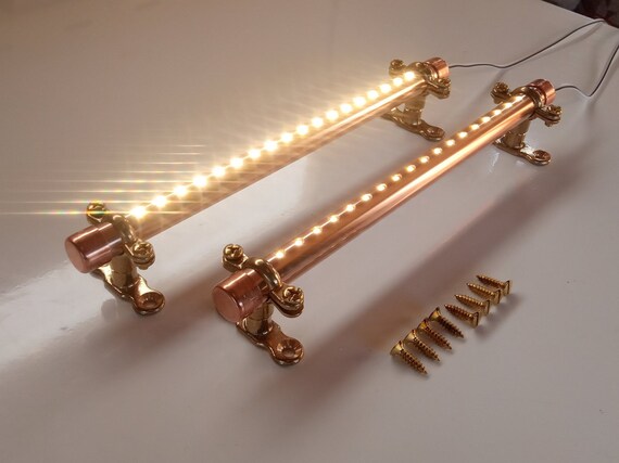 2x 12V Touch Control With Dimmer. Long Copper LED Light | Etsy