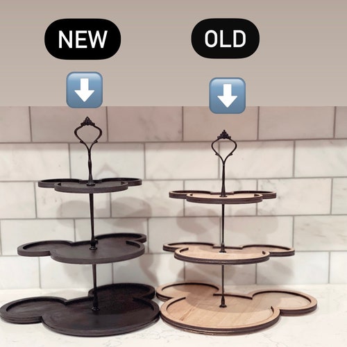 Disney Inspired Mickey Mouse Tiered Tray Decor Disney Tiered | Etsy