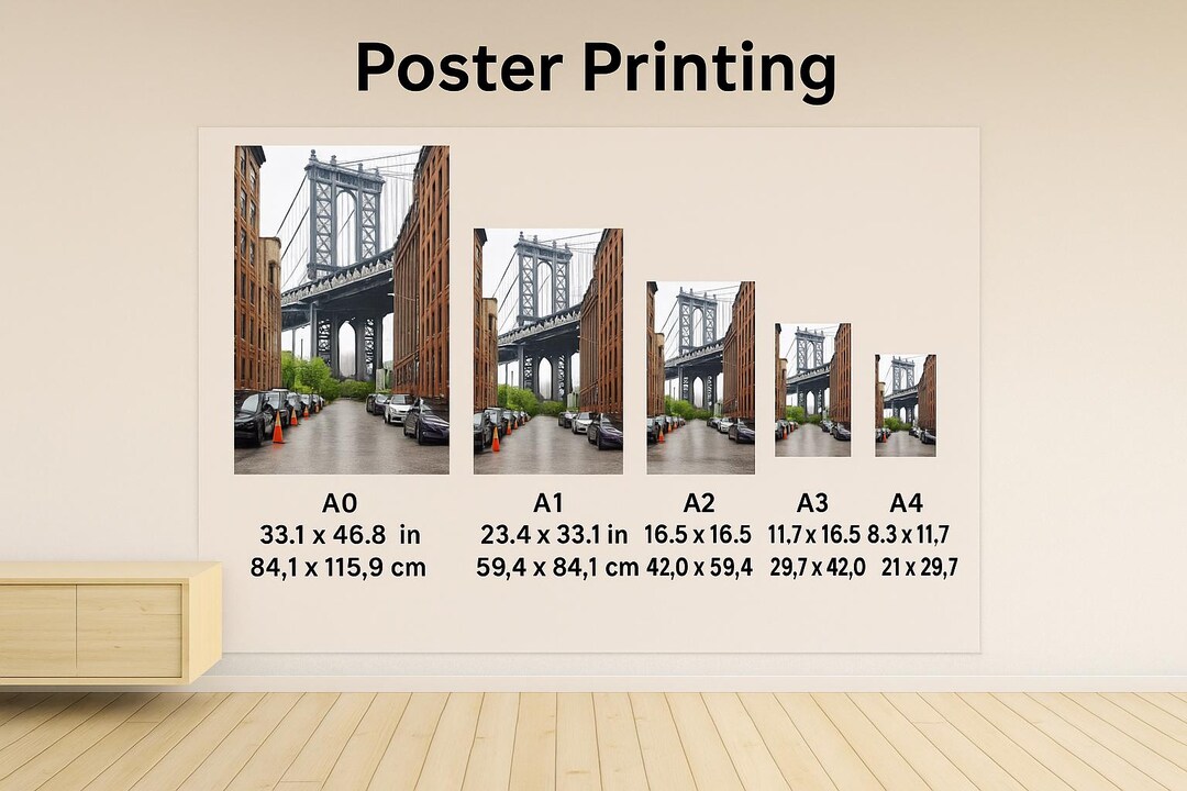 Poster Printing A0 A1 A2 A3 A4 | Print Your Own Artwork | Custom ...