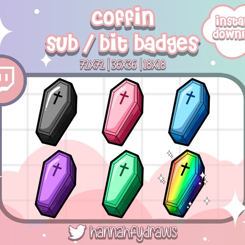 Coffin Emote Cute Twitch Emote Design Twitch Discord - Etsy Hong Kong