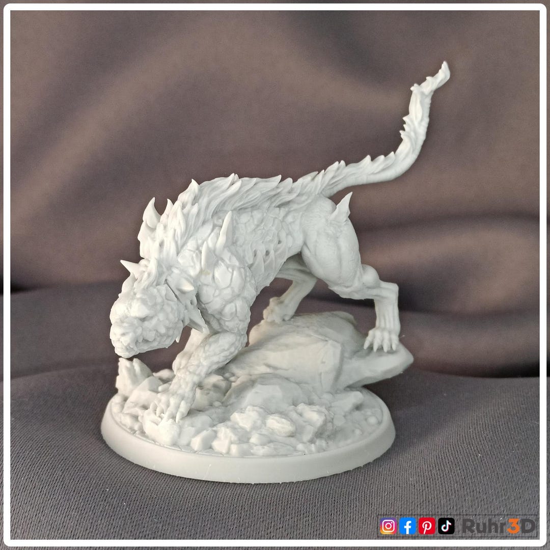 Fire Giant HellHound - Ice & Fire |Wargame|Tabletop|RPG|Miniatur|Scale ...
