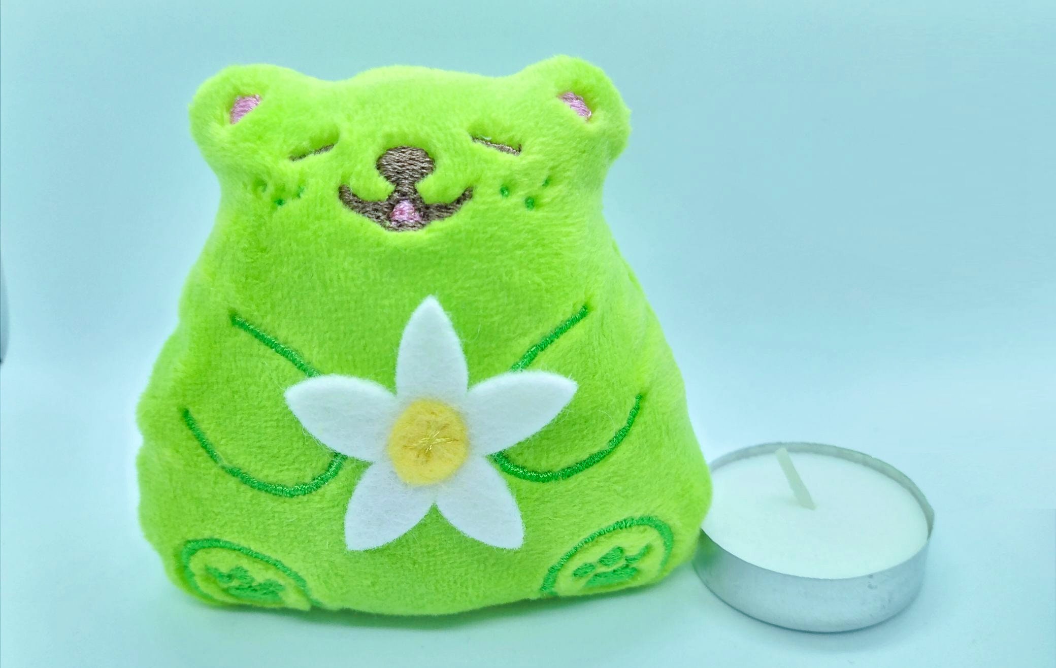 Weighted and Scented 4 Lime Bear Sensory Plush Toys & Games Stuffed ...