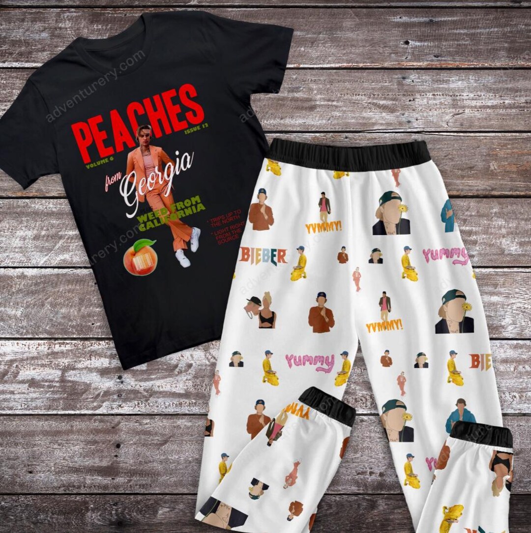 Justin Bieber Pajamas Set, Justin Bieber Personalized Family Pajamas ...
