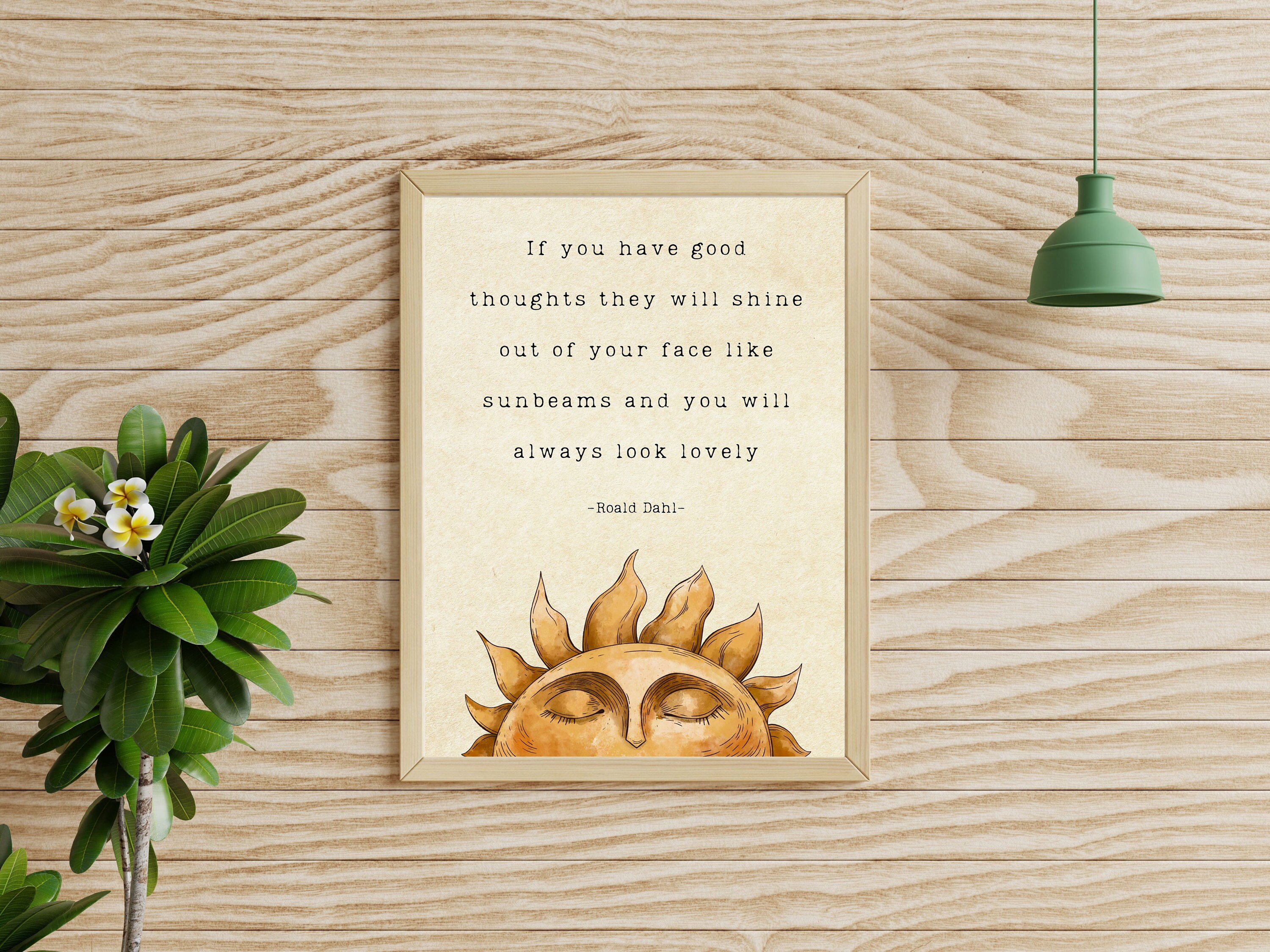 Roald Dahl Quote Art Print, Printable Wall Art Print, Digital Download ...