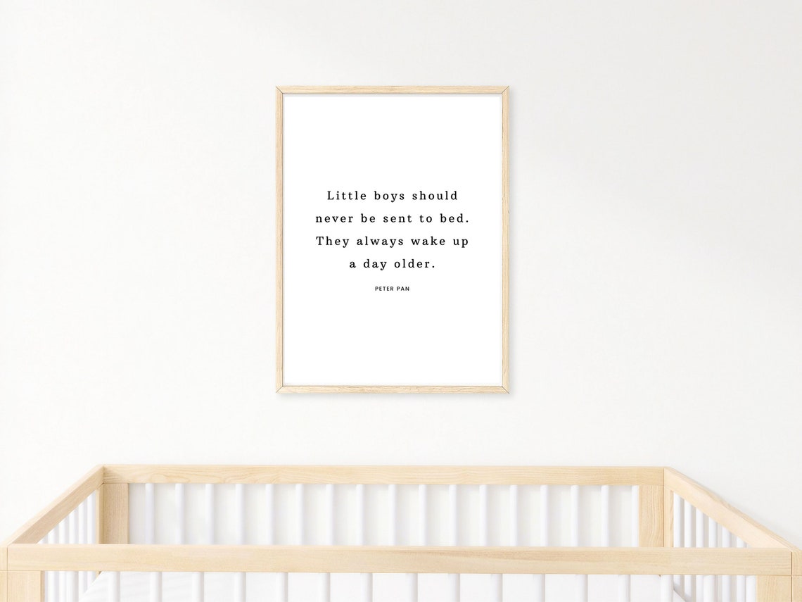 Peter Pan Nursery Quote Peter Pan Quote Peter Pan Wall Art - Etsy