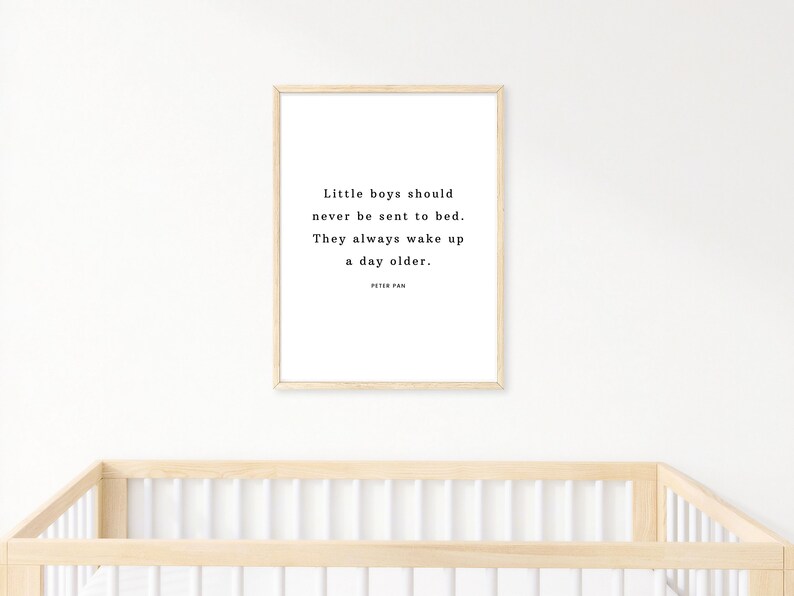Peter Pan Nursery Quote, Peter Pan Quote, Peter Pan Wall Art Print ...