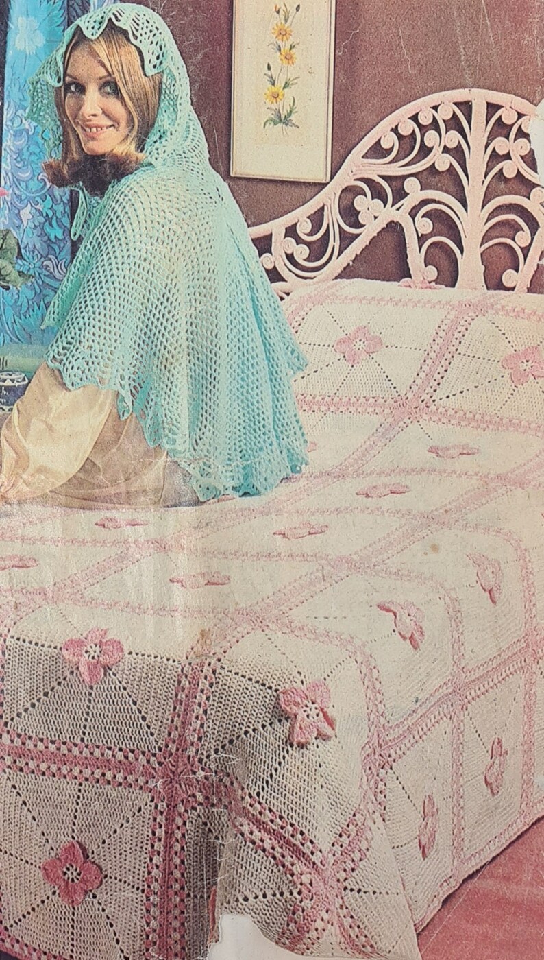 Retro Crochet Pattern Booklet for 23 Items. 40 Page Printout. - Etsy