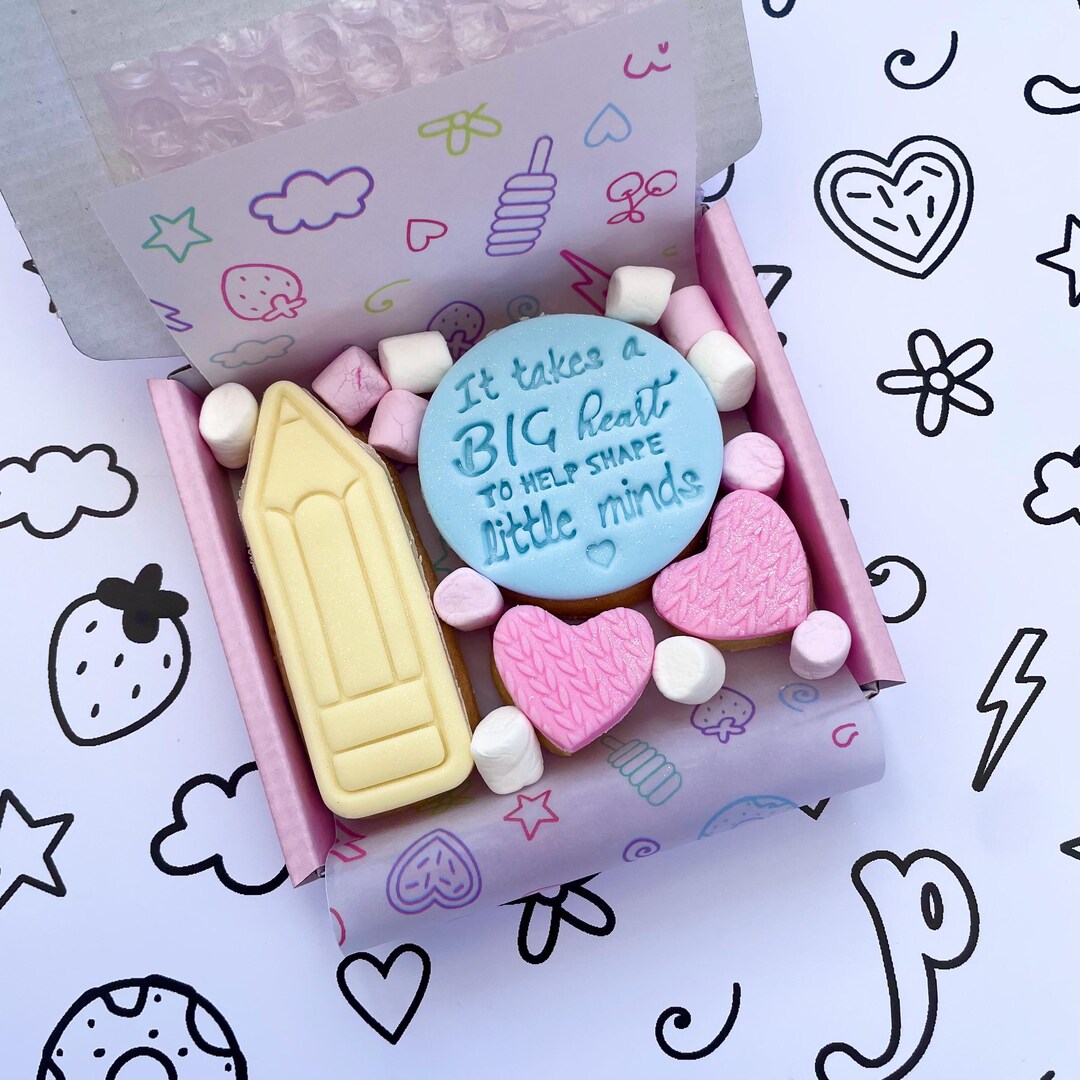 It Takes a Big Heart to Help Shape Little Minds, Mini, Teacher, Iced ...