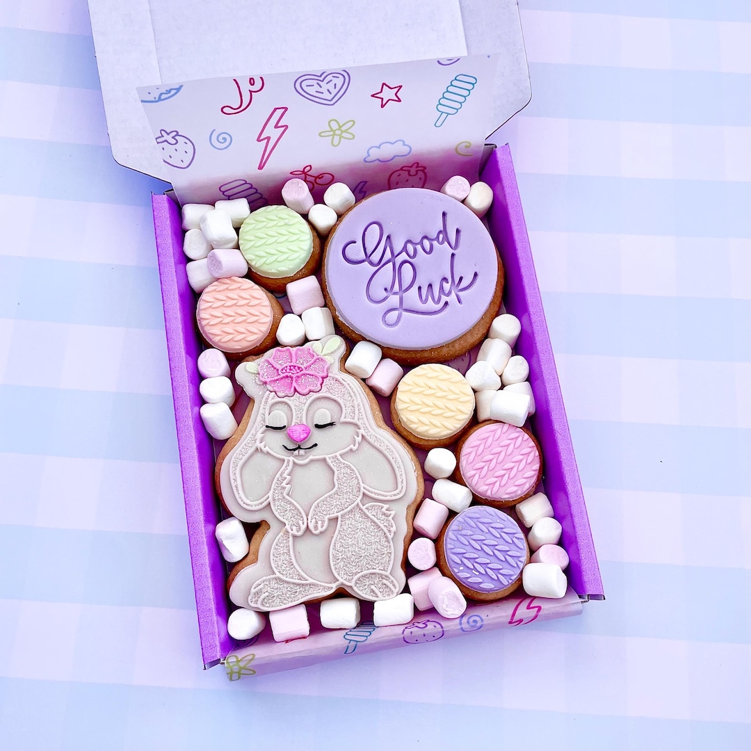 Good Luck, Spring Themed, Iced Biscuits, Fondant, Sugar Cookies ...