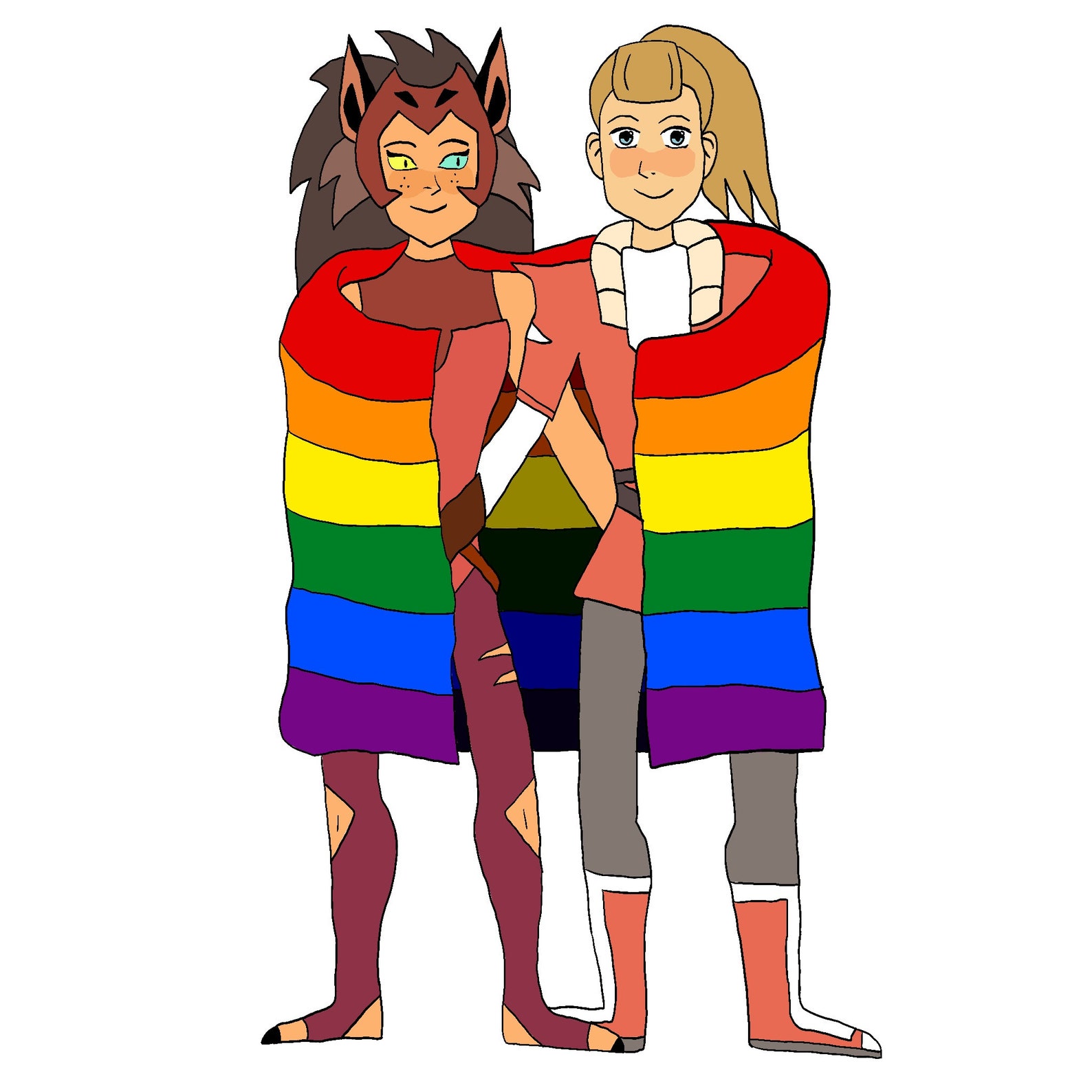 She-ra Catradora Pride Flag Sticker - Etsy