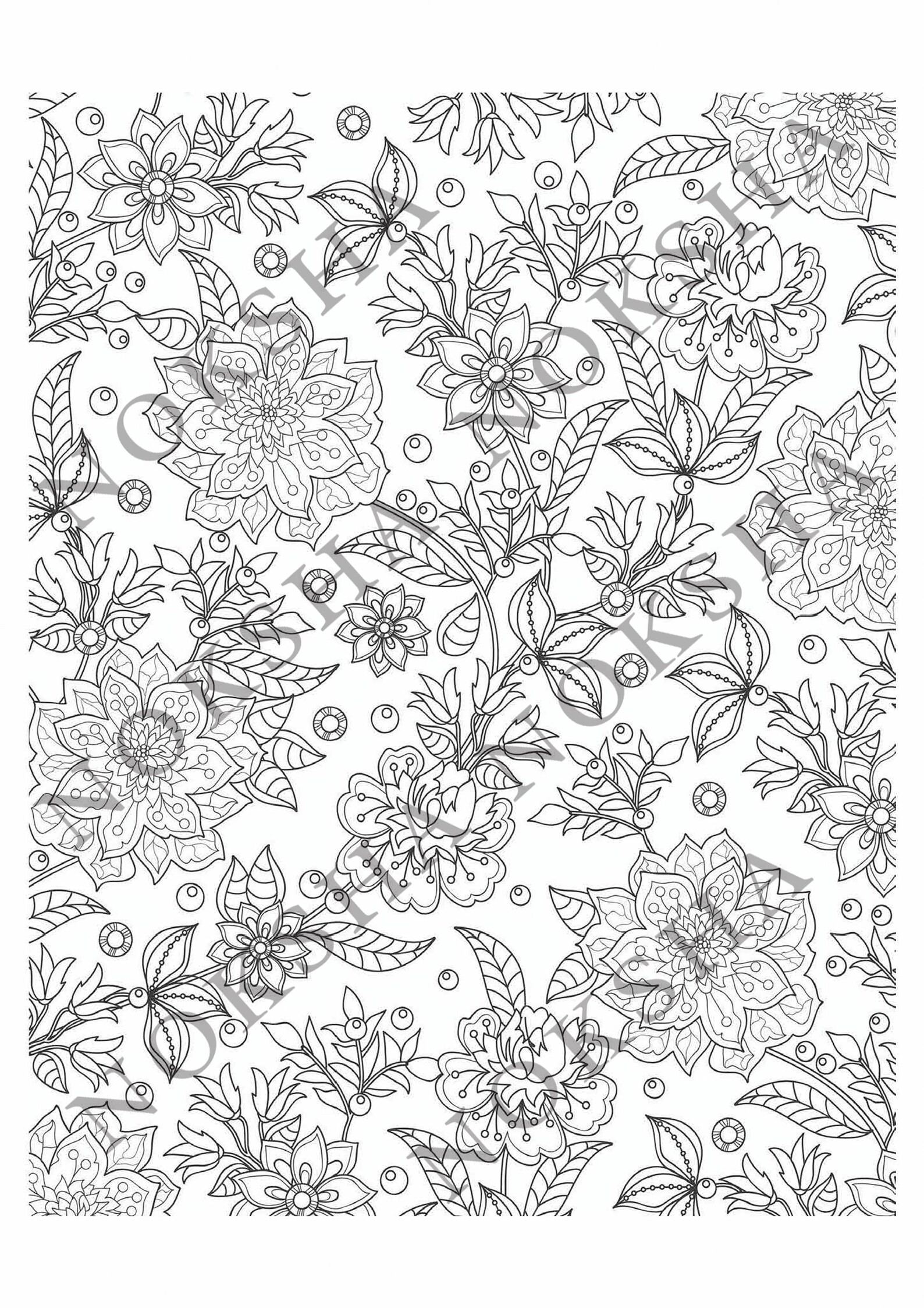 Colouring in Book, Titled Colour Your Mind by Noksha - Etsy Australia