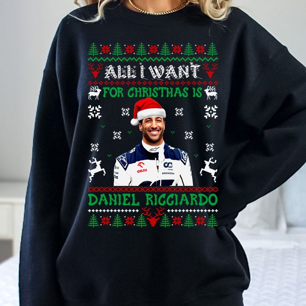 Formula 1 Ricciardo Sweater - Etsy
