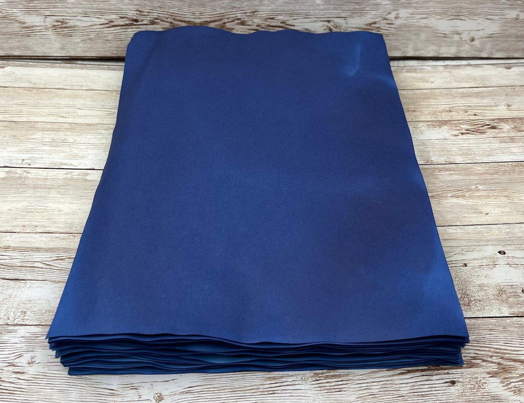 20 Sheets of Blue Dye Paper -8.5 X 11 in - Stained - Stationary ...