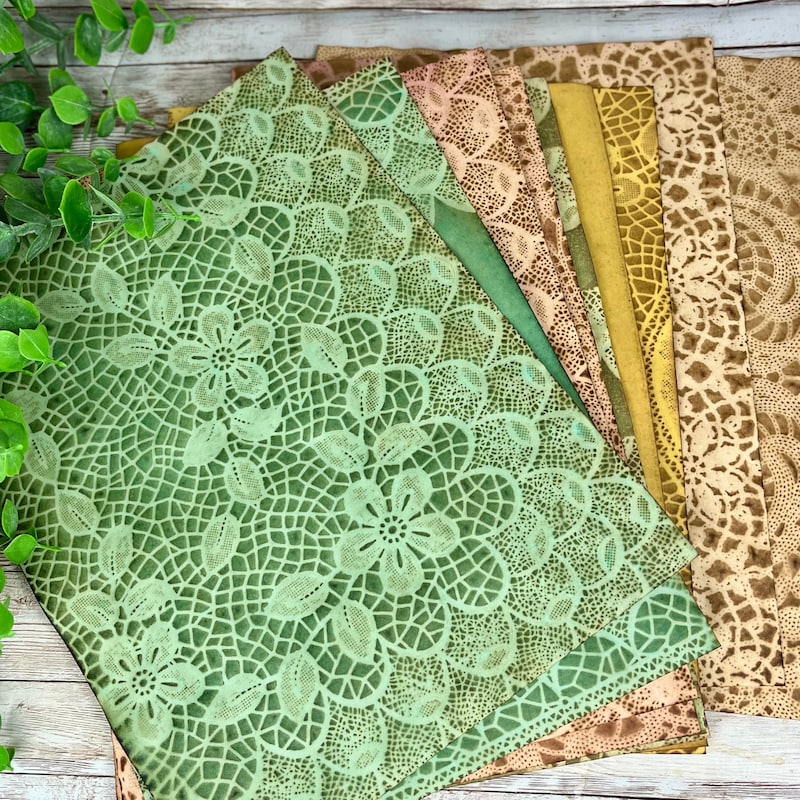 Hand Painted Papers - Etsy