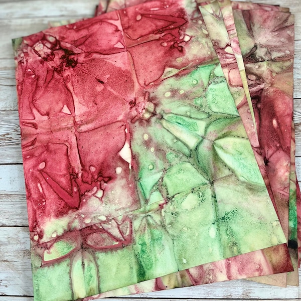 Hand Dyed Paper - Etsy