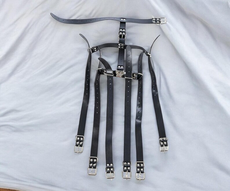 Armbinder Bdsm Slave Lingerie, Leather Arm Behind Back Binder Straight ...