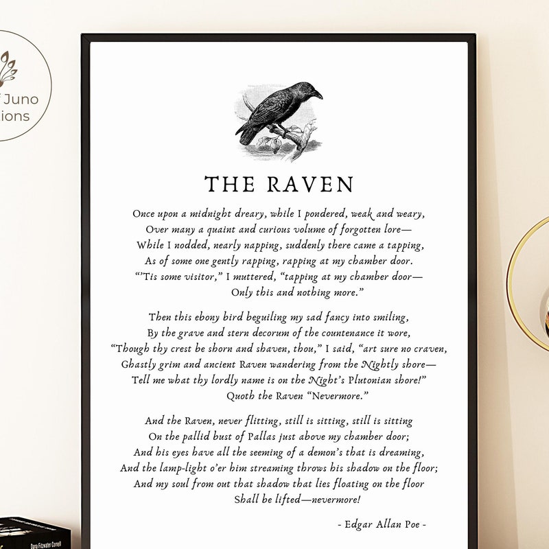 Quote the Raven Printable - Etsy