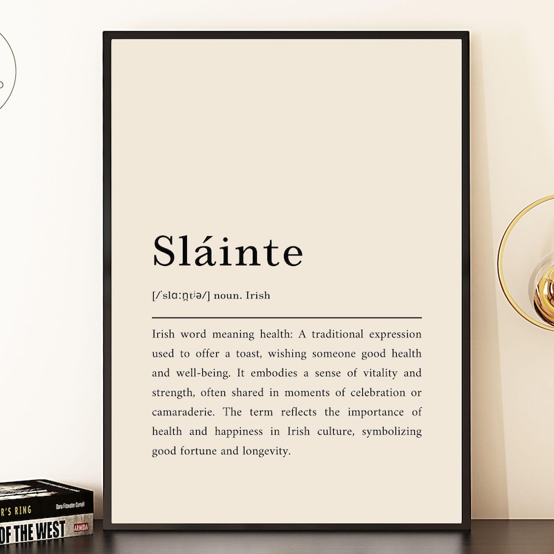 Slainte Print - Etsy