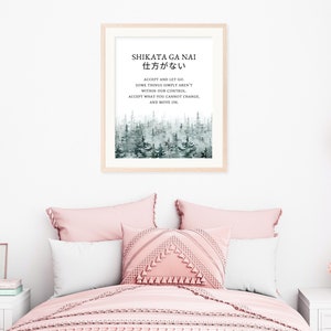 Shikata Ga Nai Definition Print, Japanese Word Printable, Japandi Wall ...
