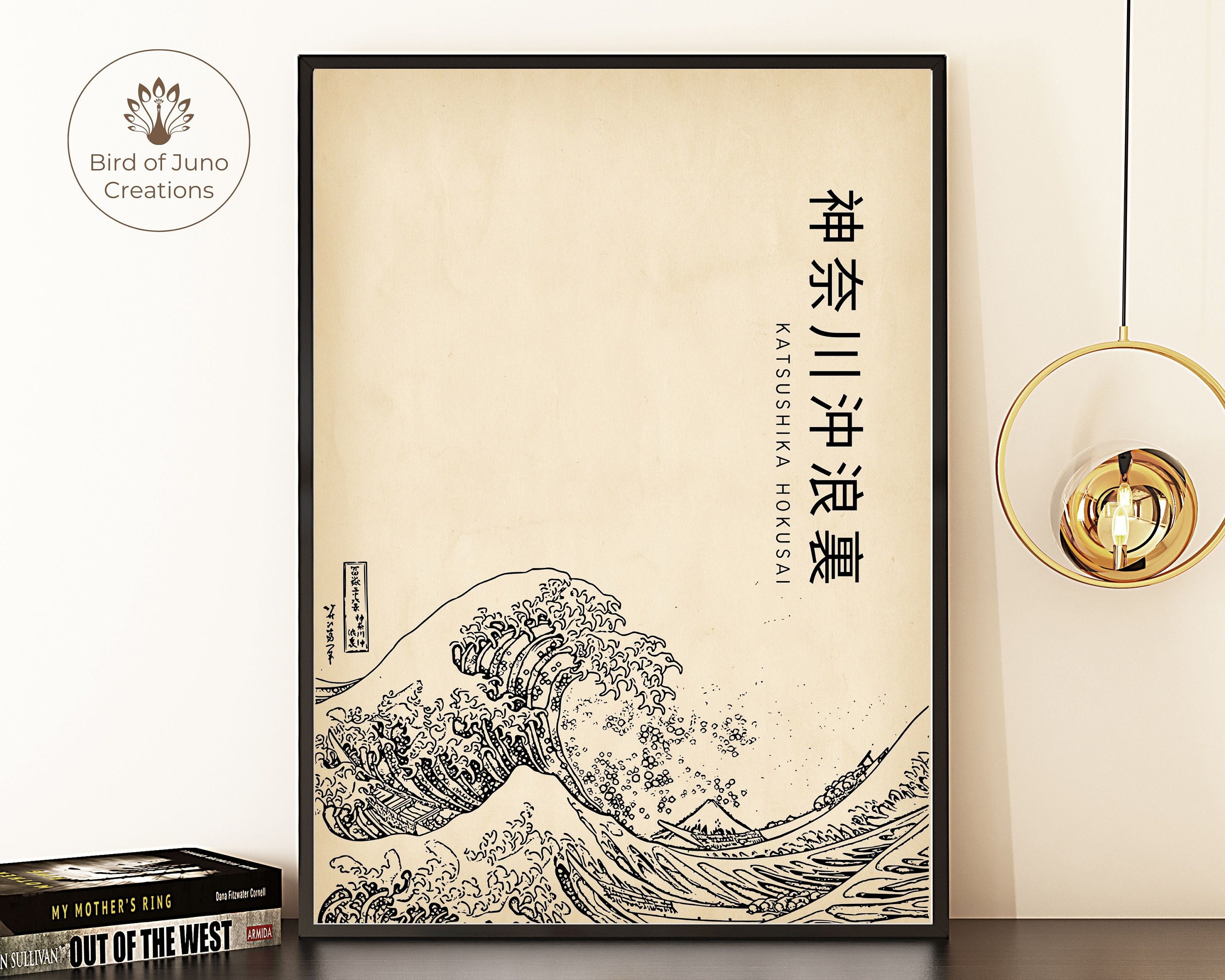 The Great Wave off Kanagawa Print, Hokusai Japanese Printable Wall Art ...