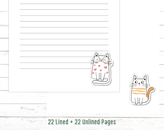 Kitten Writing Paper