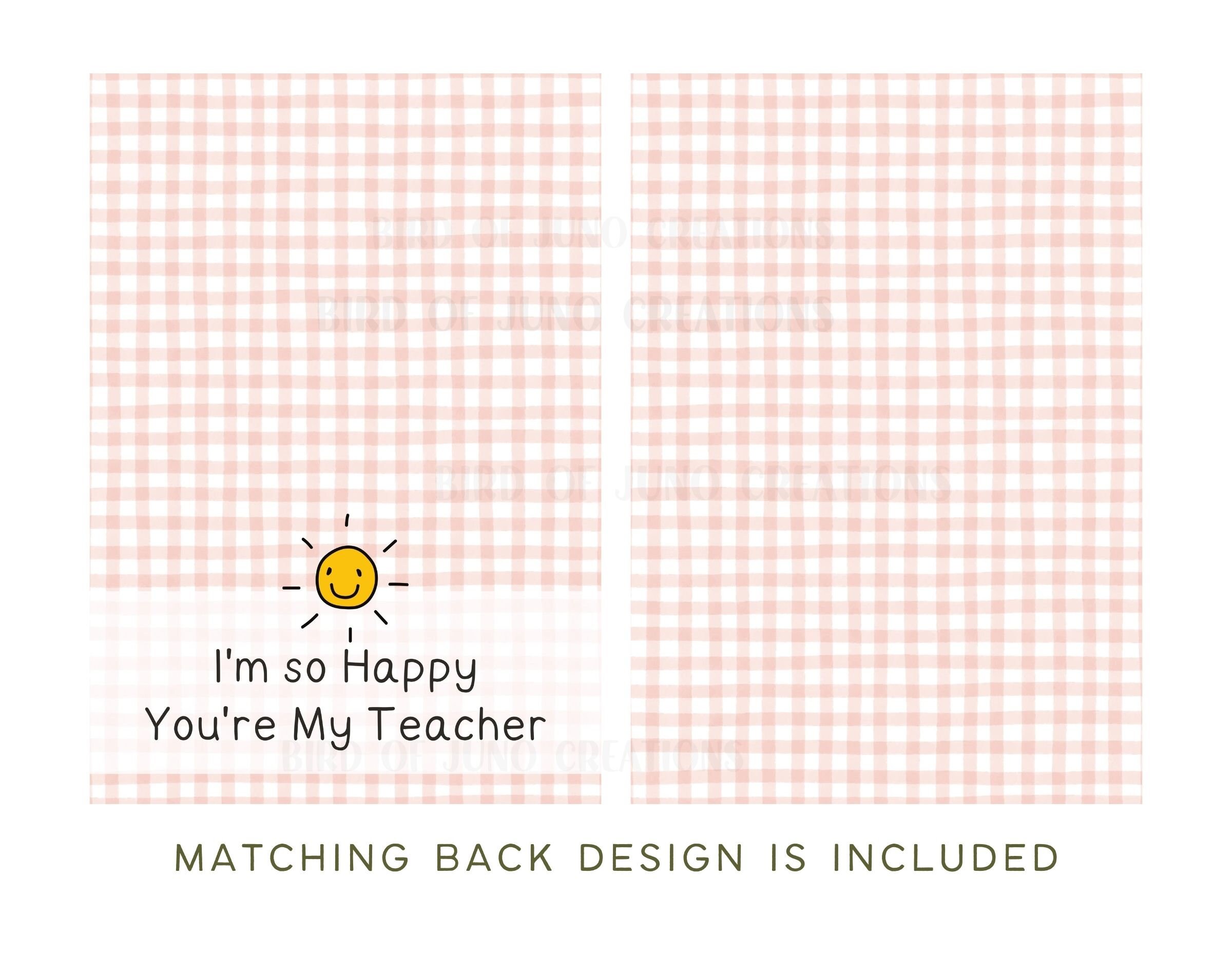 Teacher Cookie Card Printable I'm so Happy You're My - Etsy