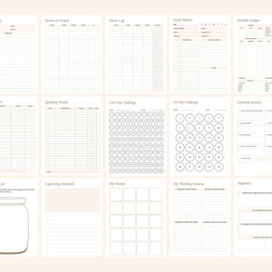 2025 Digital Planner, Vision Board Planner, Calendars, Daily, Monthly ...