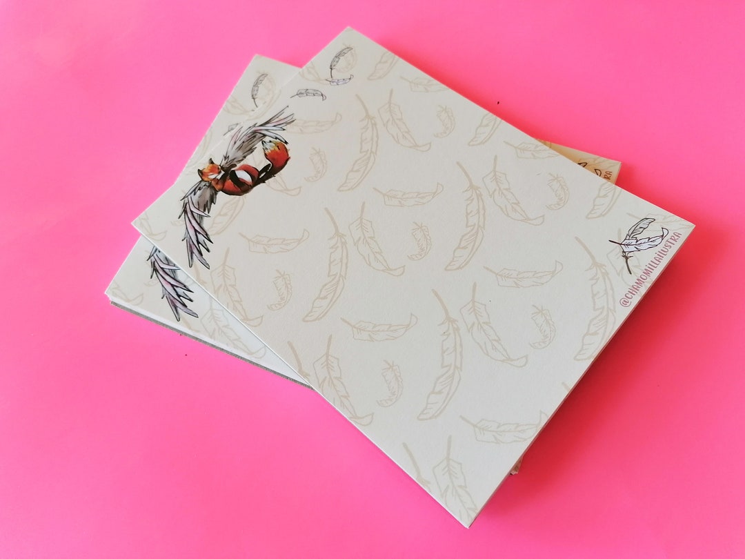 Decorated Notepads / Flying Fox - Etsy