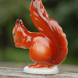 European Woodland Squirrel Vintage Collectible Hungarian Porcelain ...