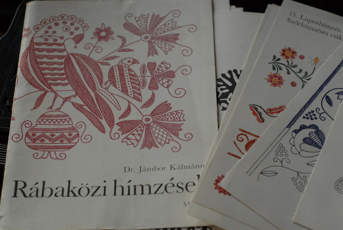 Hungarian Folk Embroidery Cross Stitch Pattern Collection, Patterns ...