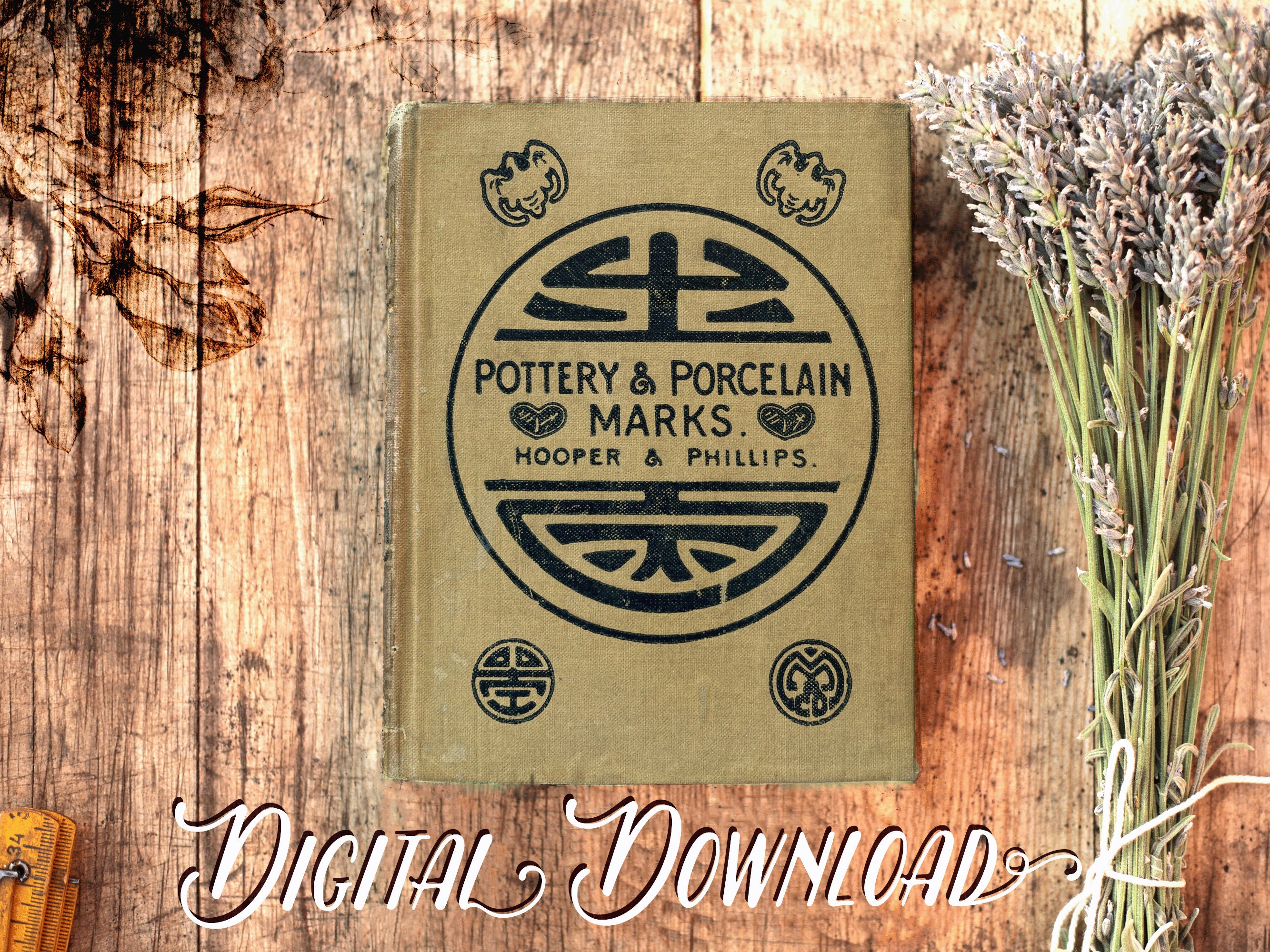A Manual of MARKS on POTTERY and PORCELAIN antique Vintage Reference ...