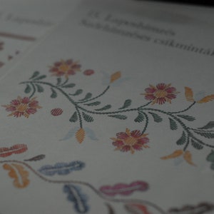 Hungarian Folk Embroidery Cross Stitch Pattern Collection, Patterns ...