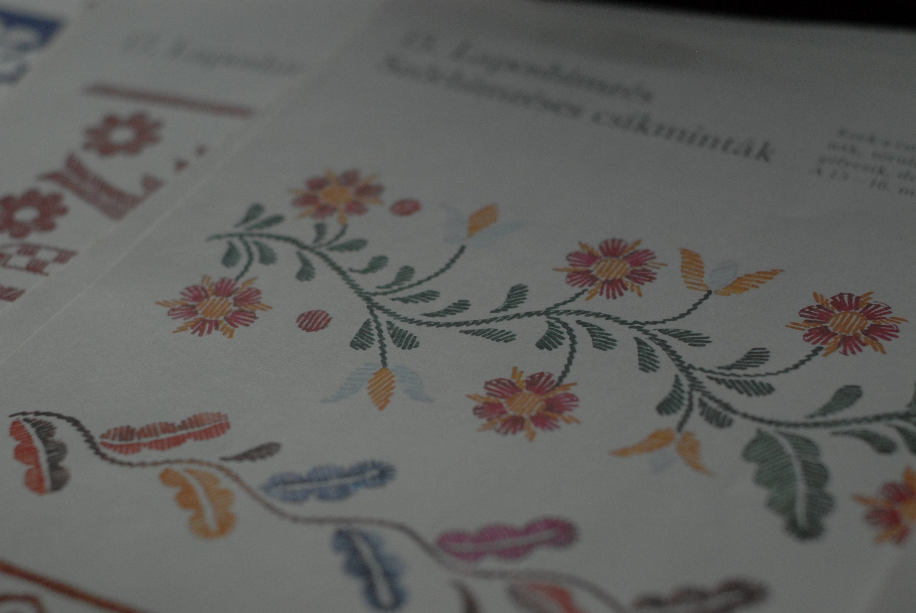 Hungarian Folk Embroidery Cross Stitch Pattern Collection, Patterns ...