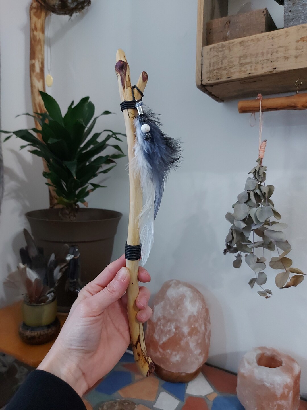 Decorative Stick/speech in Lilac Wood - Etsy