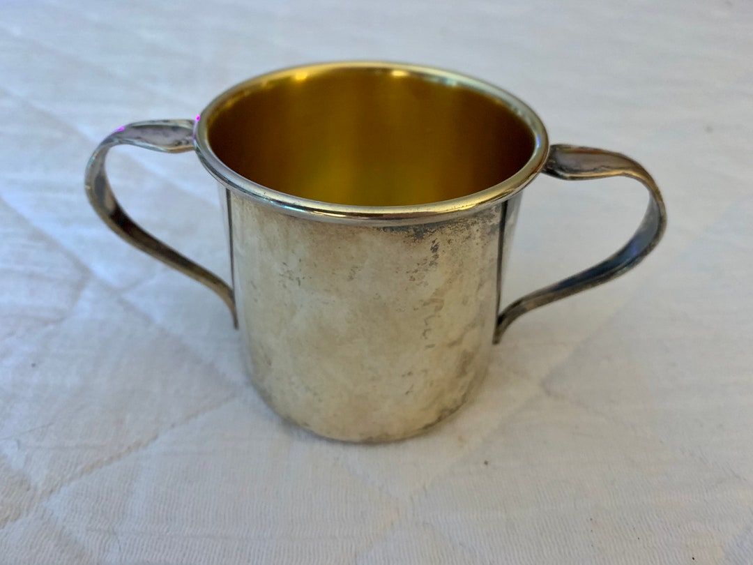 1960 Vintage Baby Cup - Oneida USA Double Handle - Etsy