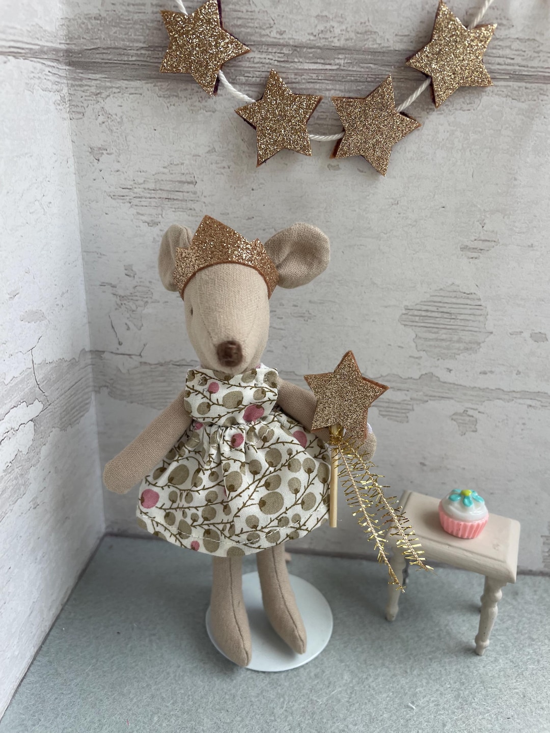 Maileg Big Sister Mouse Dress: Party Outfit With Crown & Wand - Etsy